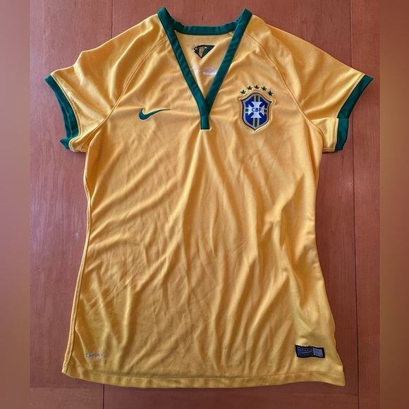 Nike | Tops | Nike Brazil National Team Soccer Tshirt | Poshmark